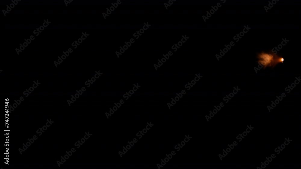 Realistic Muzzle flashes straight fire montage with smoke effect ...