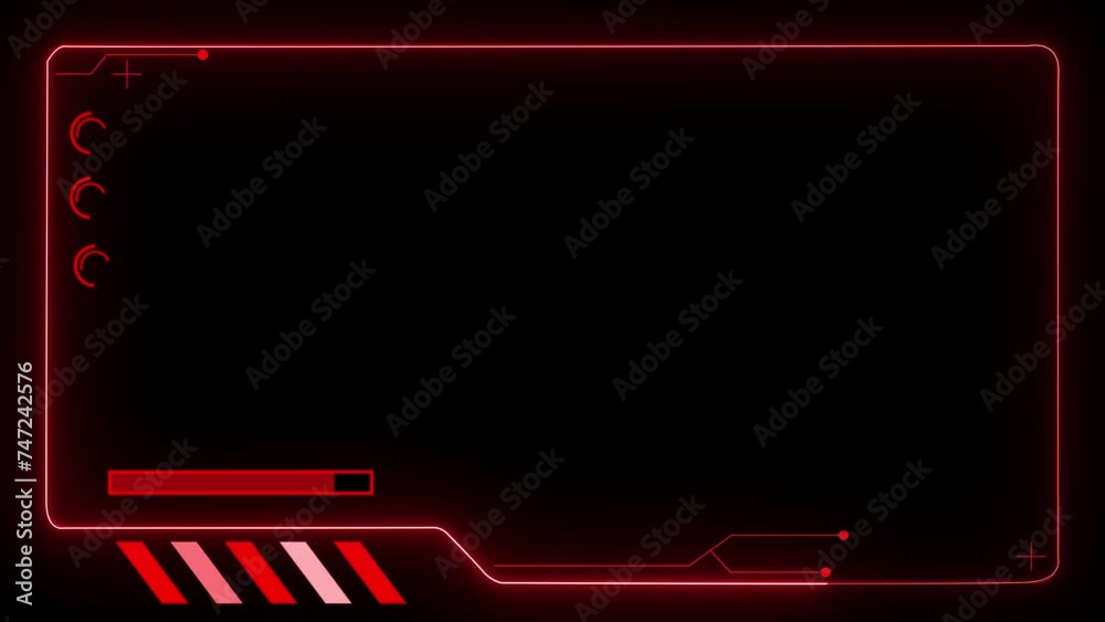 Futuristic HUD video frame Digital technology plexus lines background ...