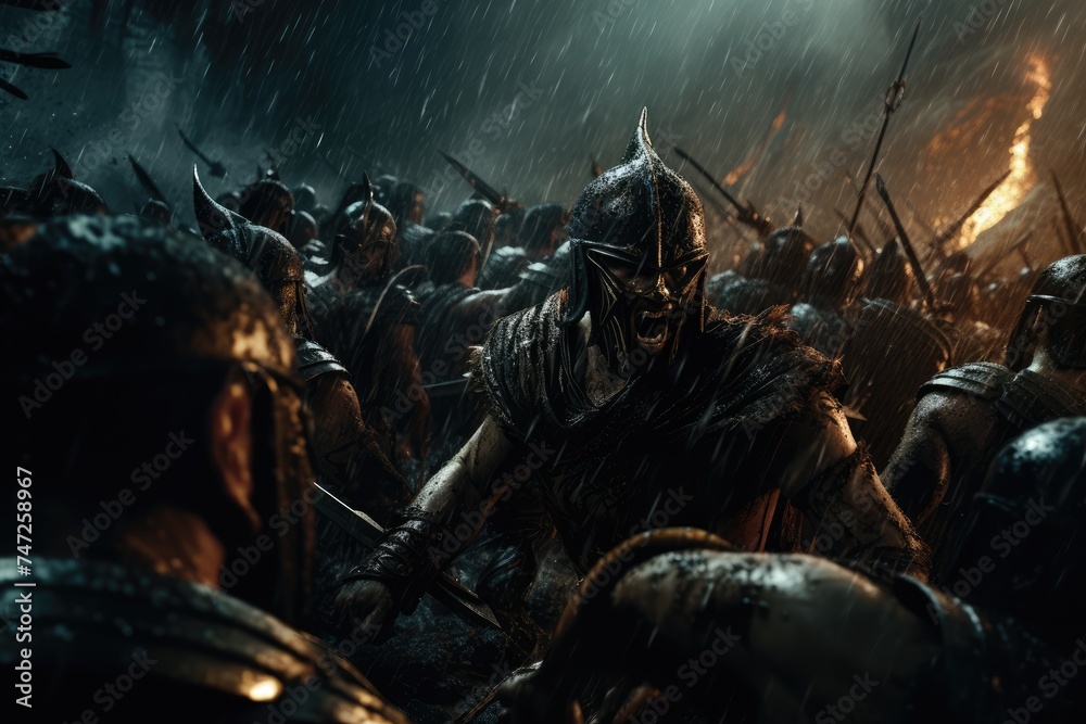 The Last Stand: Warriors Clash at the Hot Gates - A Legendary Battle of ...