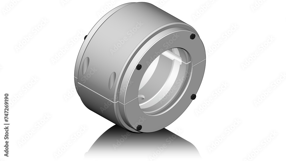 Plain journal bearing illustration showing turbomachinery assembly with ...