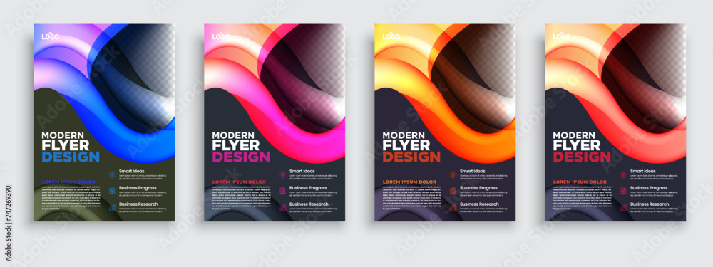 Corporate Business Flyer poster pamphlet brochure cover design layout ...