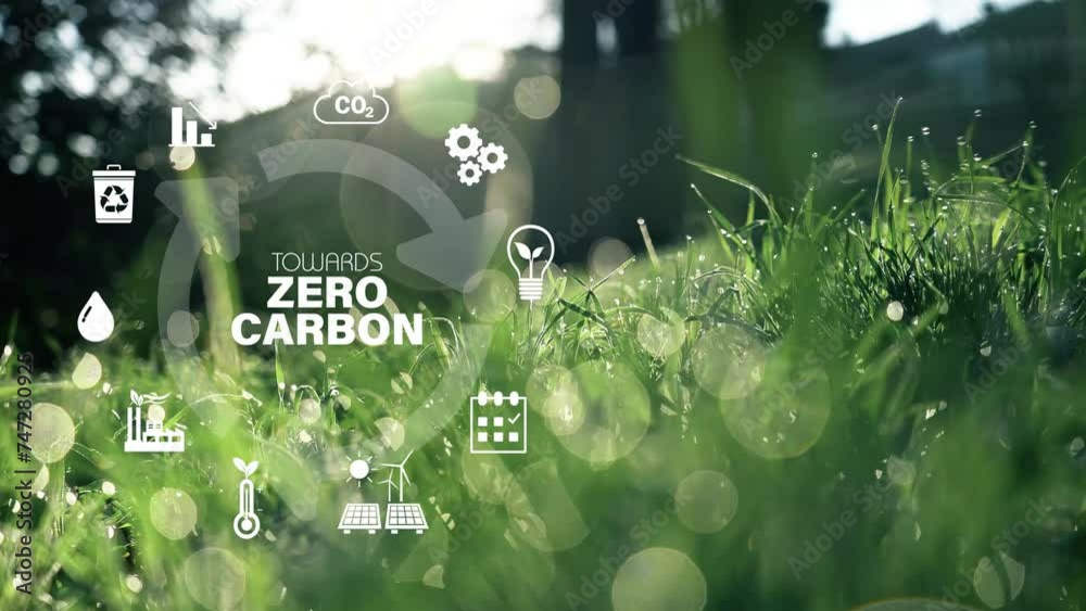 Net zero emission and carbon neutral concept. Net zero greenhouse gas ...