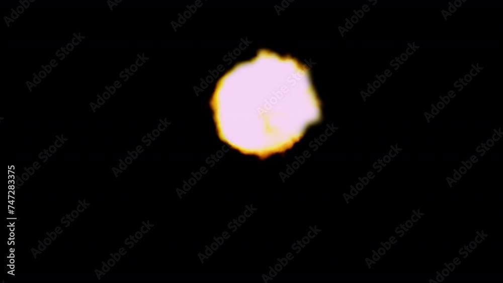 Realistic Muzzle flashes straight fire montage with smoke effect ...