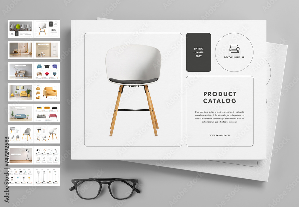 Product Catalog Layout Stock Template | Adobe Stock