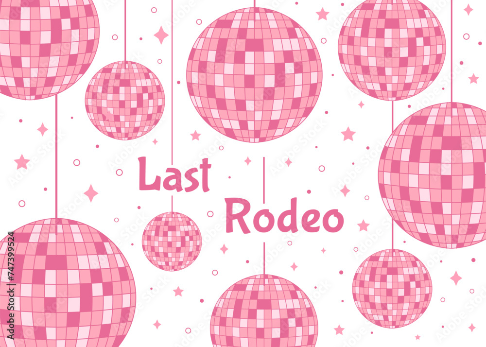 Hen Party invitation card. Last rodeo bachelorette party invitation ...