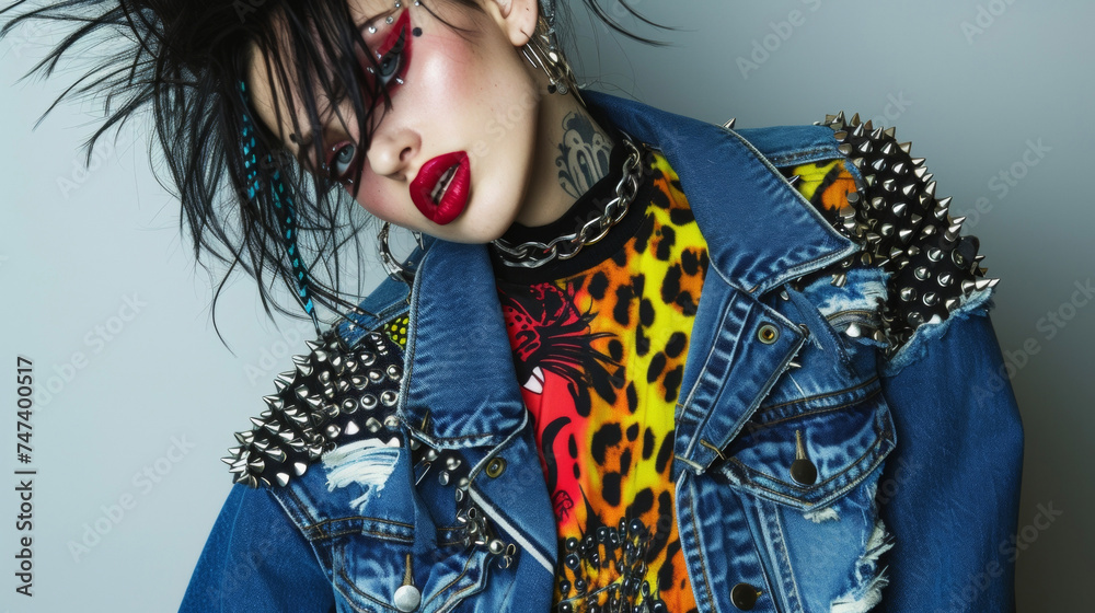 Take your punk style to the next level with a daring mix of prints and ...