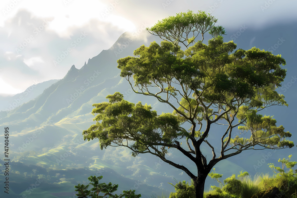 Tualang tree (Koompassia excelsa) - Southeast Asia - Towering emergent ...