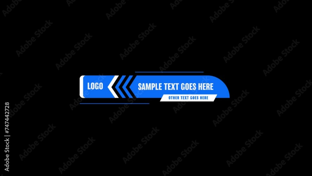 Corporate Lower Third, Animated Lower Third Title Strap with green ...