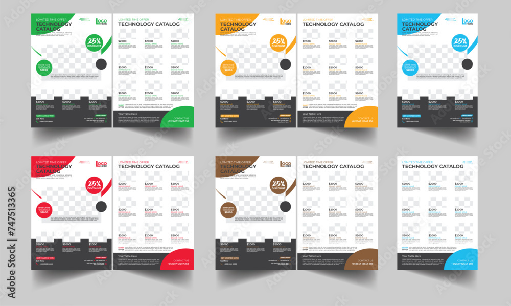 Product Catalogue & modern a4 product catalog design template ...