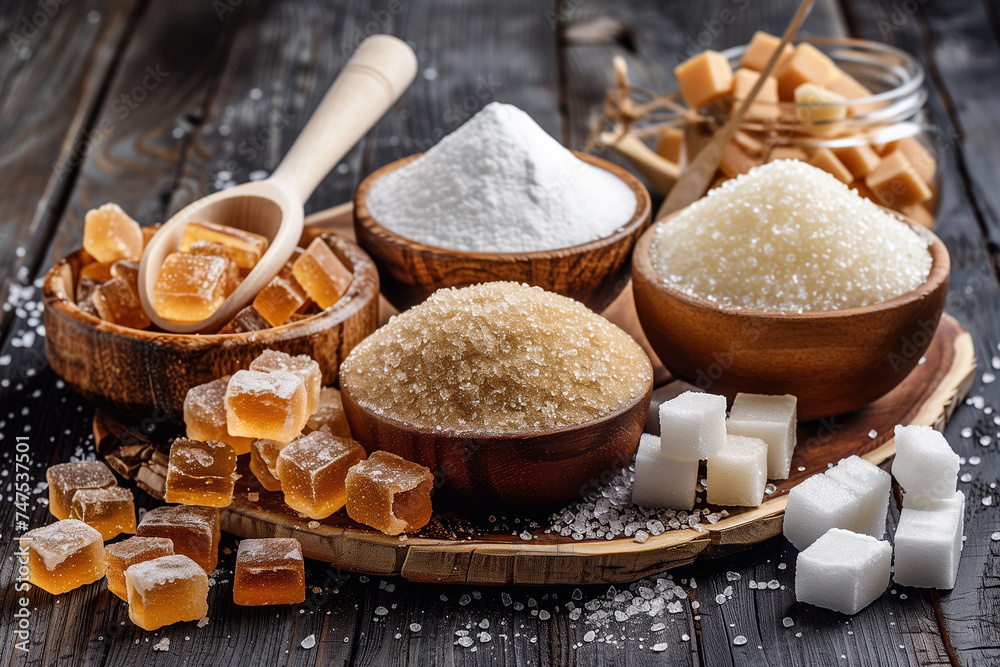Various healthy diet replacement for sugar, natural organic sweetener ...
