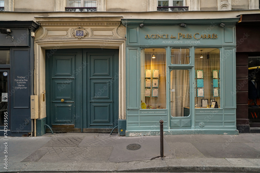 Paris France 9 july 2023 : retro traditional and typical french ...