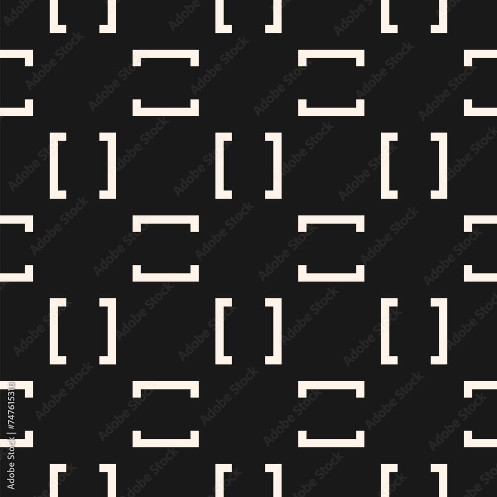 Vector minimalist seamless pattern. Simple modern geometric texture ...