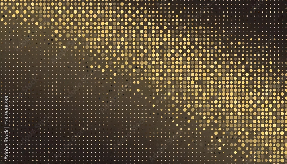 Pattern composed of dots, give a sense of gradient and depth due to the ...