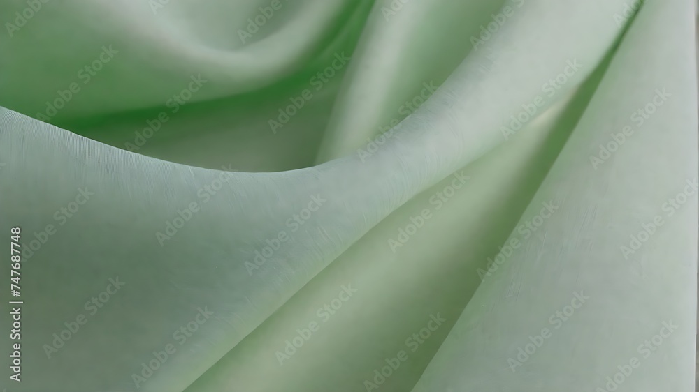 Draped green sheer fabric texture surface. Texture, background, pattern ...