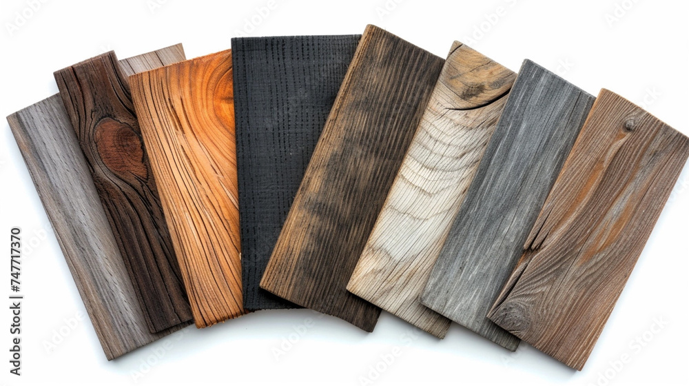 Textured wooden samples of veneer in different texture in grey tone for ...