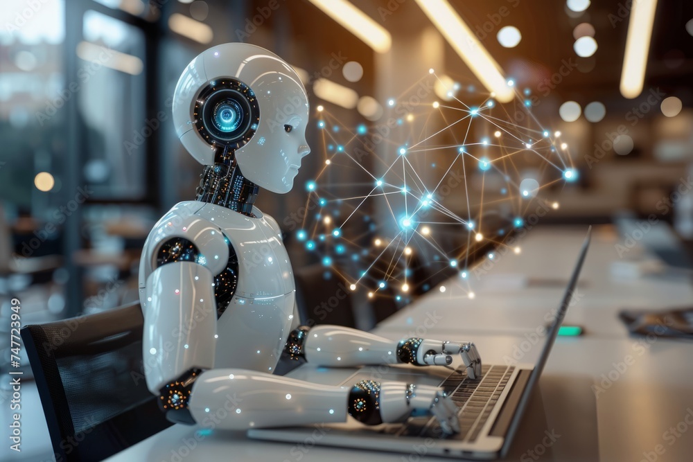 AI Assistants revolutionizing everyday tasks Stock Illustration | Adobe ...