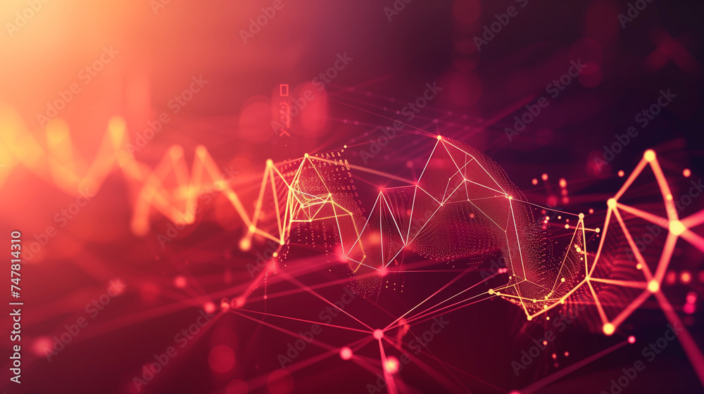 Heartbeat line transforming into a digital AI code, AI role in real ...