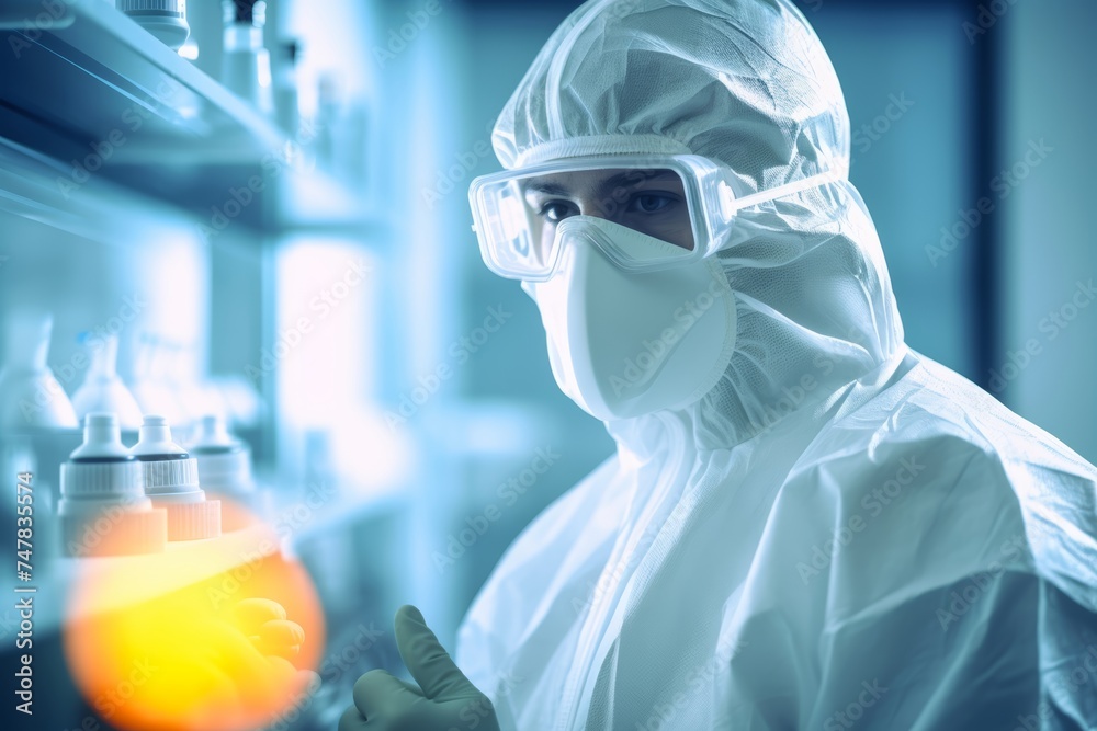 Portrait photograph of a female epidemiologist in her mid-30s ...