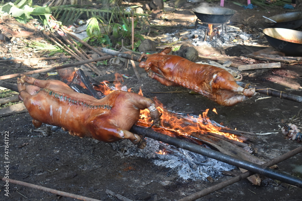 Lechon Baboy, Roasted Pig Stock Photo | Adobe Stock