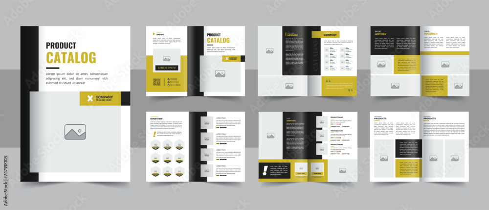 Creative and modern product catalog design or product catalogue ...