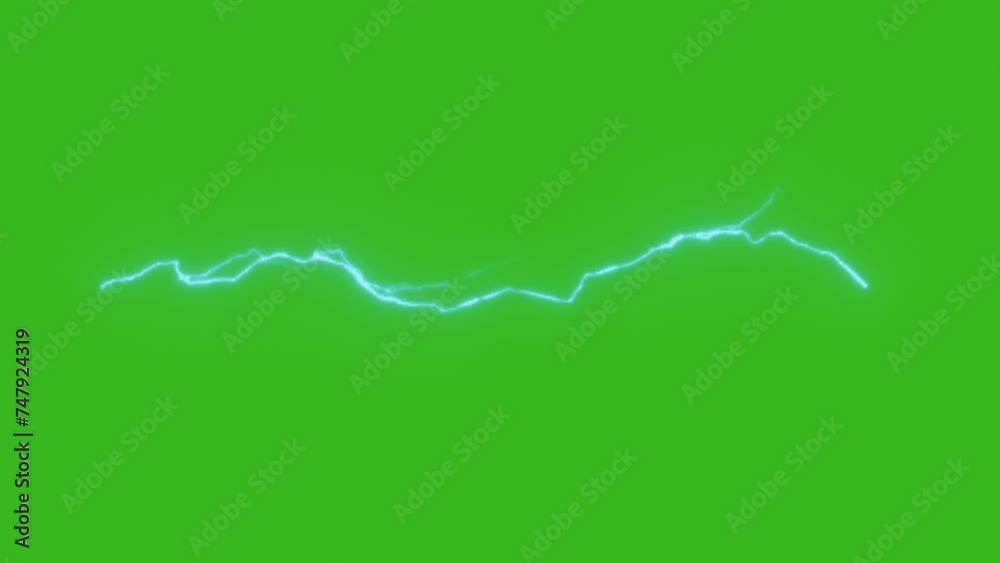 Vidéo Stock thunder storm green screen video , The video element of on ...