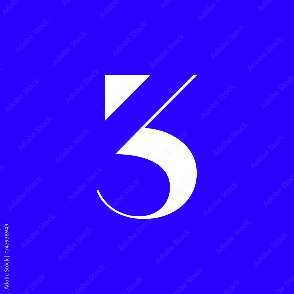 logo typo nombre 3 5 7 / logo typo 357 / Logo typo 50 / Logo typo ...