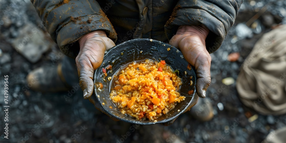 Struggles of poverty hunger malnutrition and homelessness in society ...