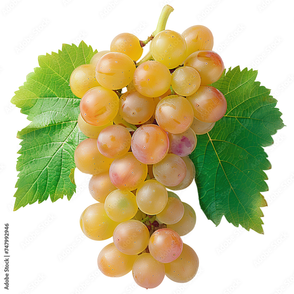 White grapes PNG. Centennial grapes isolated. Table grape of Centennial ...