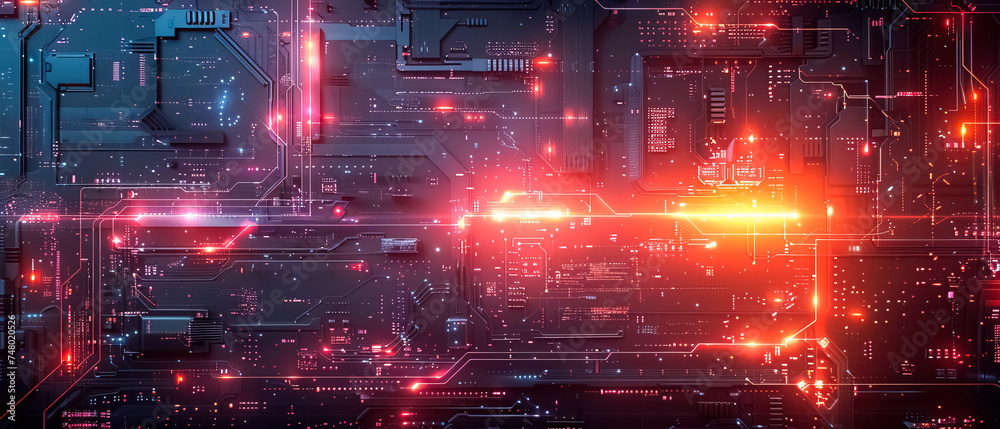 spaceship wall, Dimensional door, Abstract background Sci-fi cyberspace ...