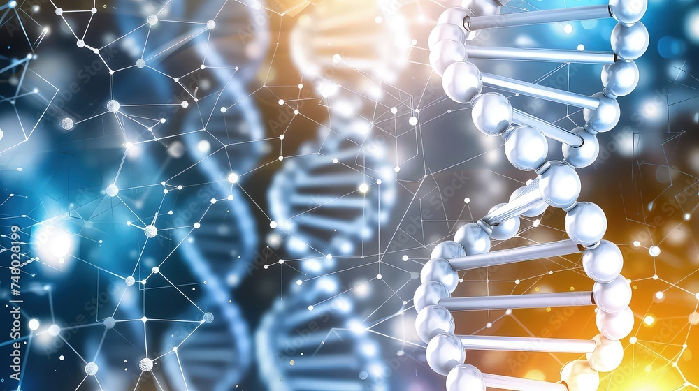 Digitized DNA molecule. A captivating photo of a digitized DNA molecule ... Digitized DNA molecule. A captivating photo of a digitized DNA molecule ...
