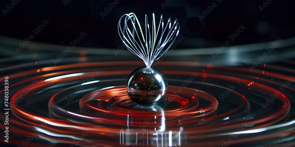 The magnetic field lines around a bar magnet, Exploring Field Lines ...