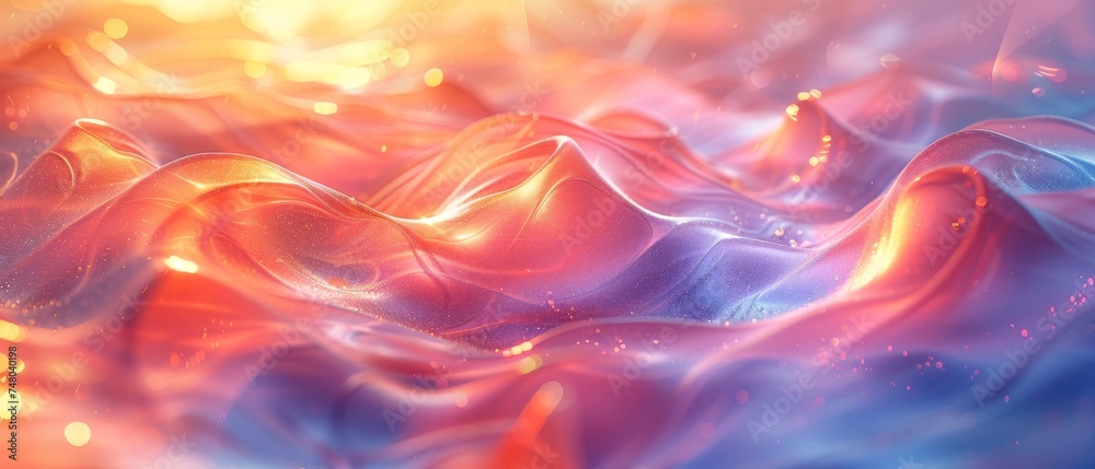 An enigmatic world of transluscent glass ribbons engulfs a vibrant ...