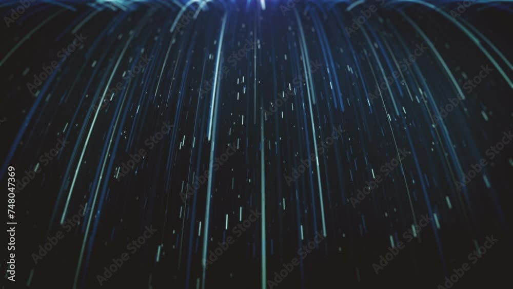 Futuristic Big Data Streaming Background/ Animation of an abstract ...