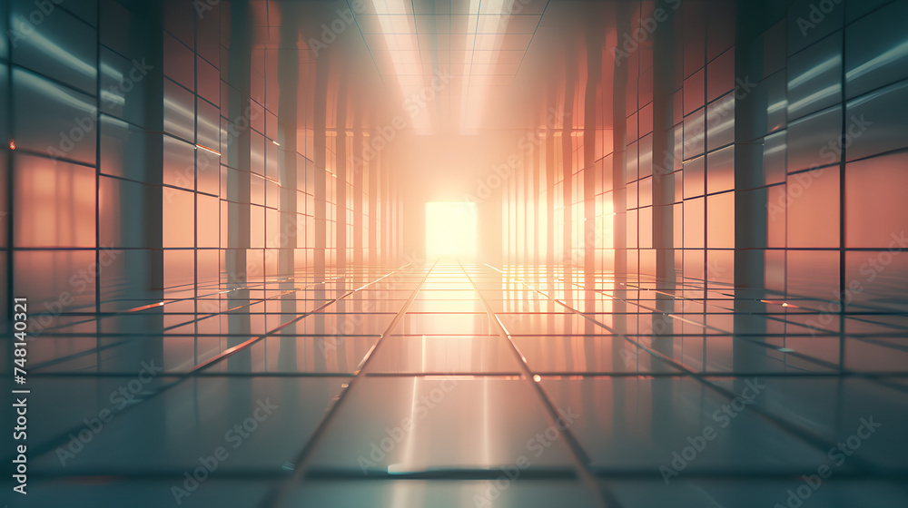 Abstract orange background with lights and equalizer music sound disco ...