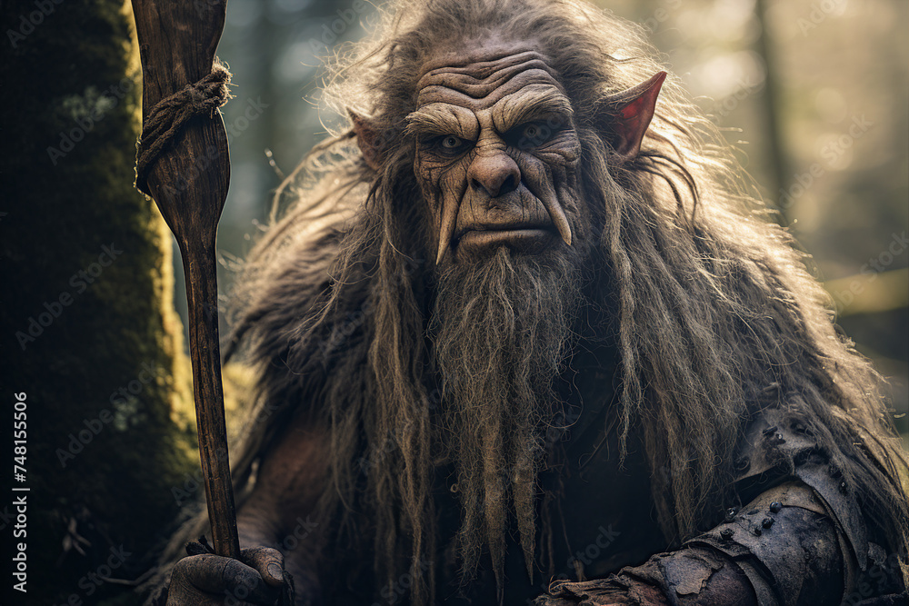 Picture of creepy ugly mysterious creature fantasy humanoid character ...