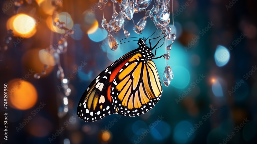 Butterflies create cocoons, symbolizing rebirth and renewal of life ...