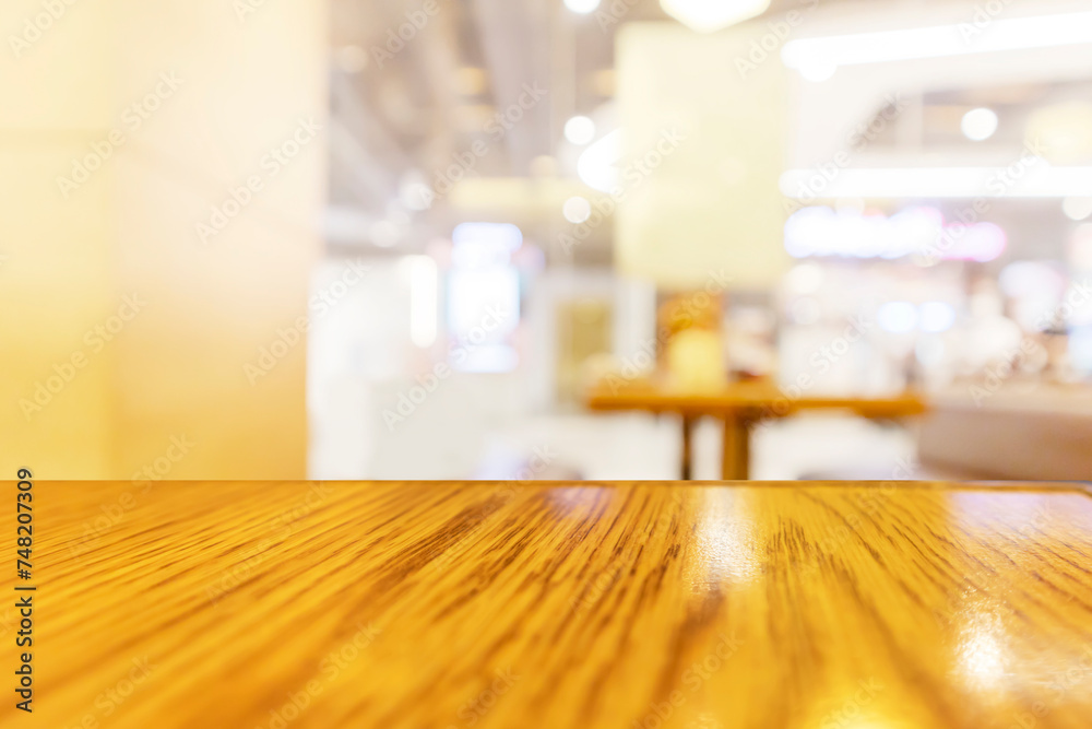 mock up,wooden slabs for displaying products on the background of a ...