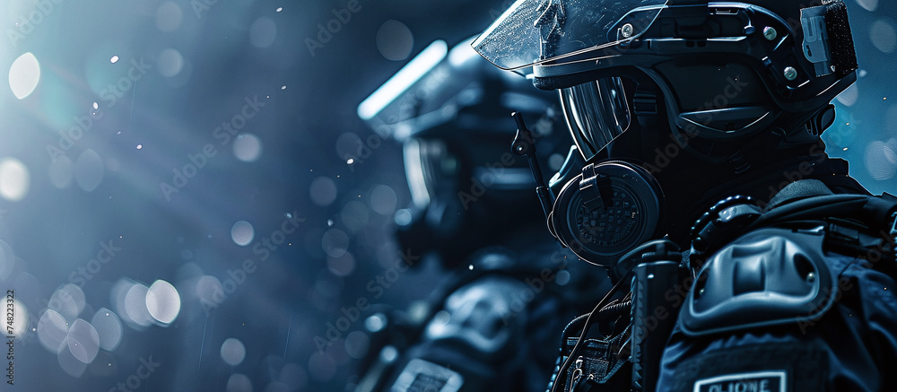 Swat forces. SWAT officer in full tactical gear.. SWAT. Police. Special ...