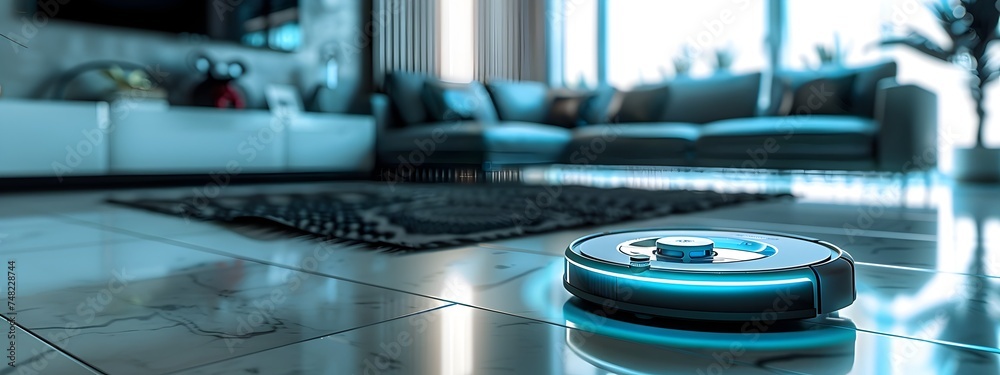 A compact and sleek smart robot part of an autobot team is shown ...