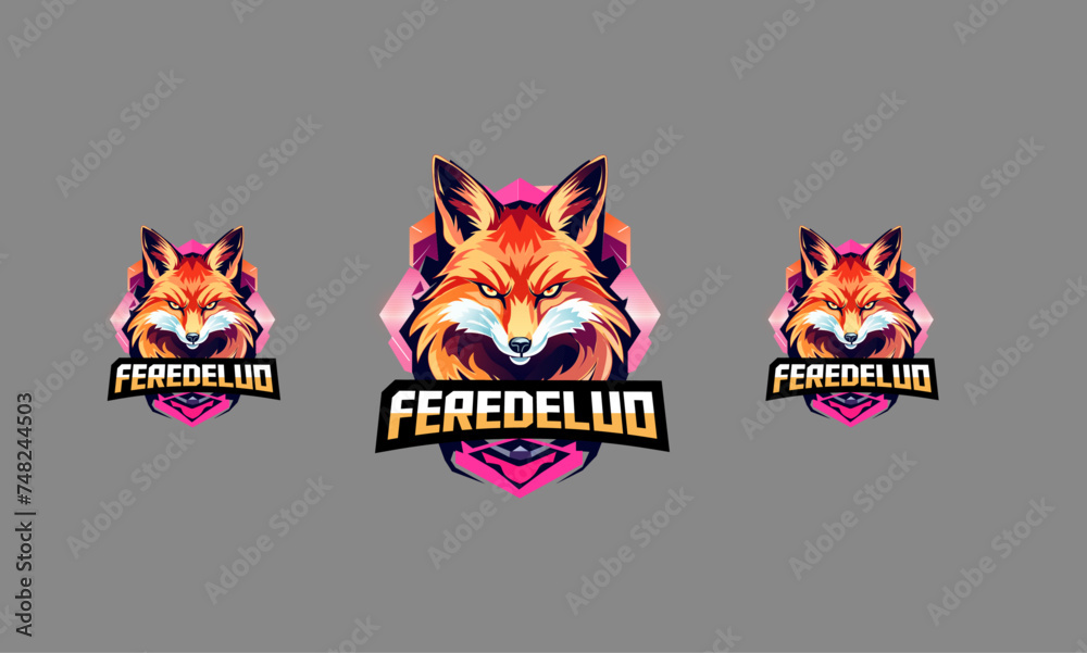 gaming fox logo. minimalist professional gaming logo.FoxFury Gaming ...