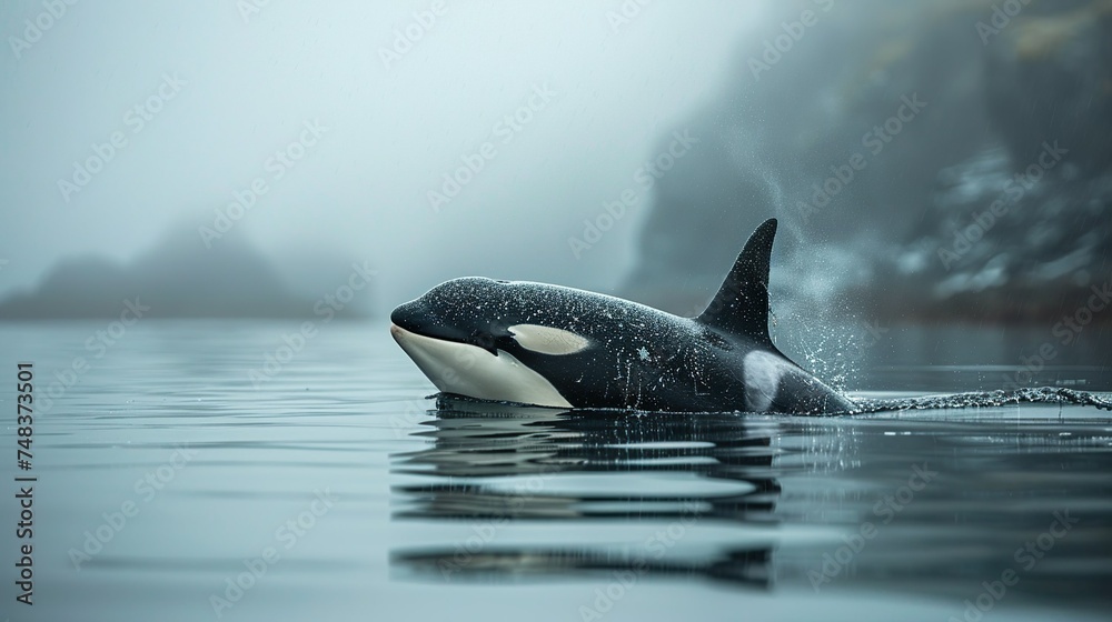 Orca, orca whale, Killer whale, ocean, sea, Cetacean, Marine mammal ...