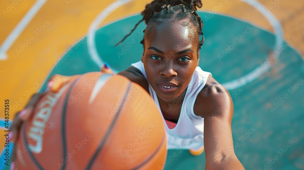 Women's basketball, Hoops, Players, Court, Dribbling, Shooting, Passing ...