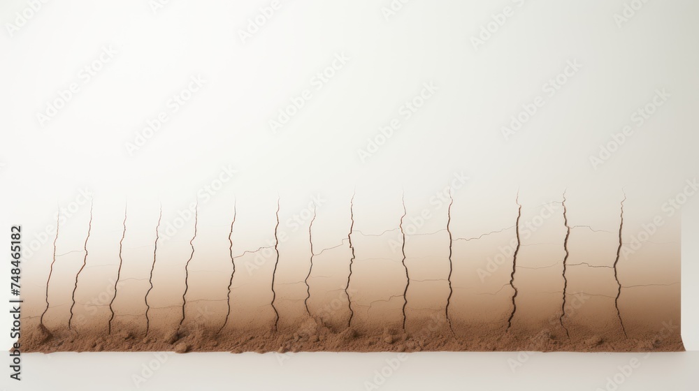 The graph shows changes in the soil's water holding capacity. Water ...