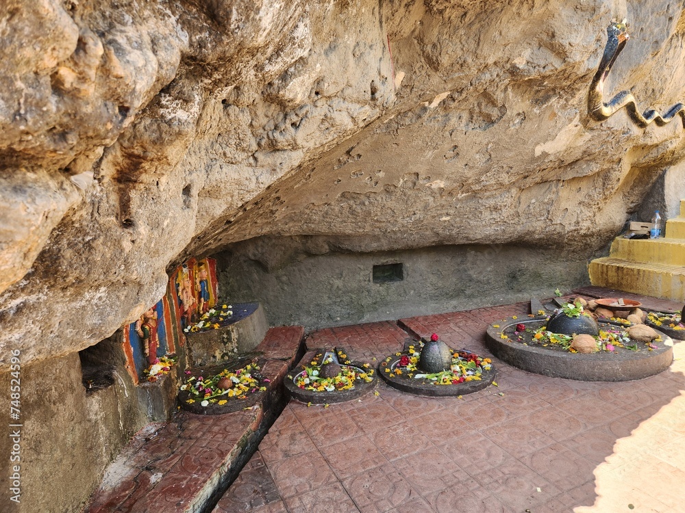 Diu, Dadra and Nagar Haveli and Daman and Diu India - Feb 23 2024: Gangeshwar Mahadev ...