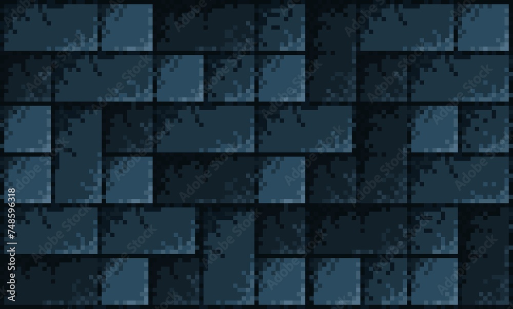 Pixel art background. Dungeon texture tile pattern, for pixel art style ...