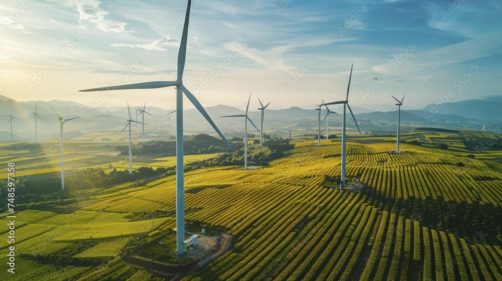 Renewable Energy Plants, Wind farms and solar power stations showcase ...