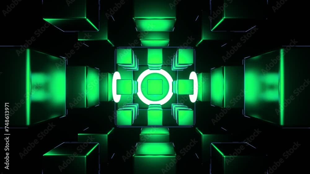 seamless loop 3d animation geometric patterns for live concert music ...