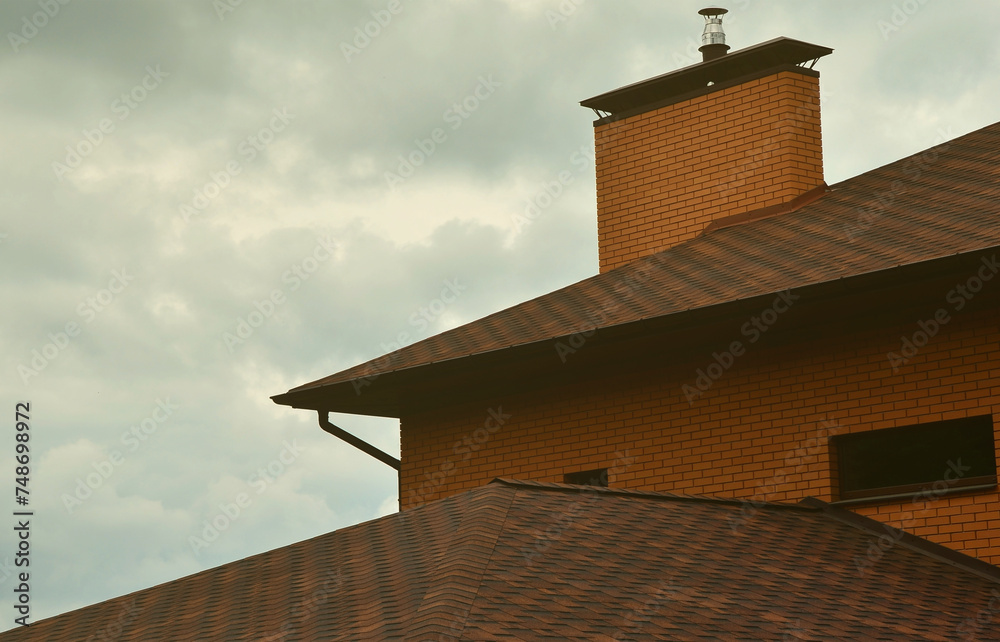 The house is equipped with high-quality roofing of shingles (bitumen ...