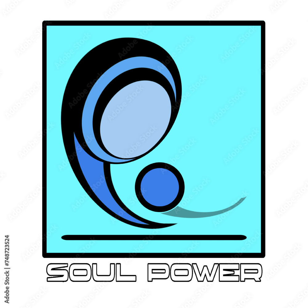 The wave logo depicts the gentle but powerful power of the soul and ...