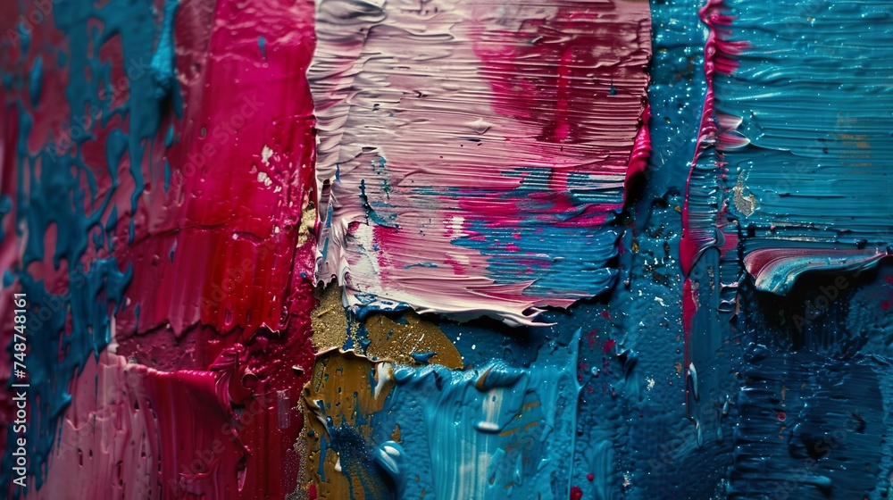 Recurso gráfico de textura de pintura simulando pinceladas de varias ...